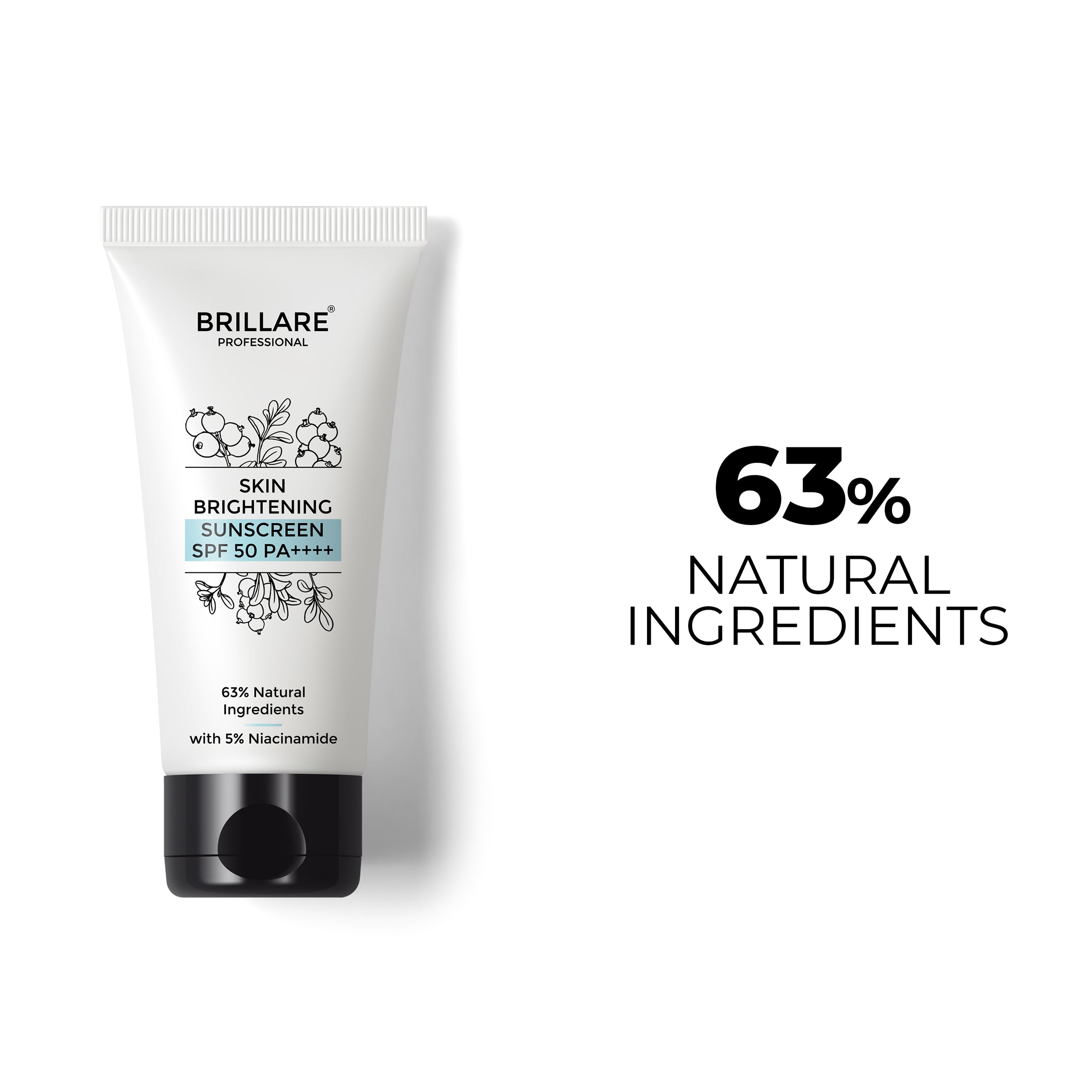 Skin Brightening Sunscreen with Niacinamide with SPF50 – Brillare
